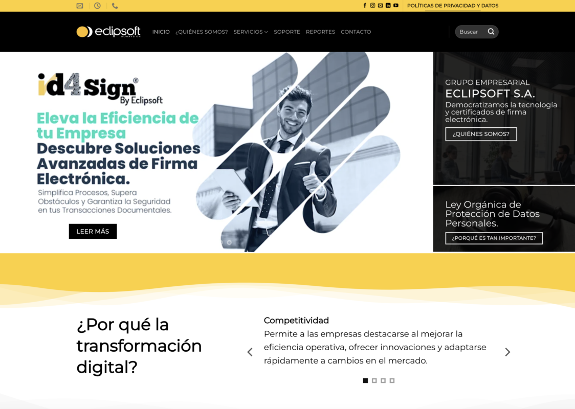 Ley Orgánica de Protección de Datos Personales. - Firmas Electrónicas